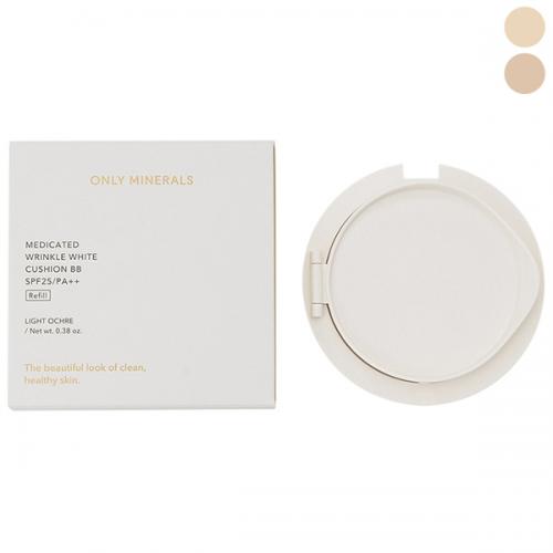 オンリーミネラル ONLYMINERALS 薬用 リンクルホワイト クッションBB SPF25 PA++ 11g 【詰め替え用】 【医薬部外品】 クッションファンデーション クッション ...
