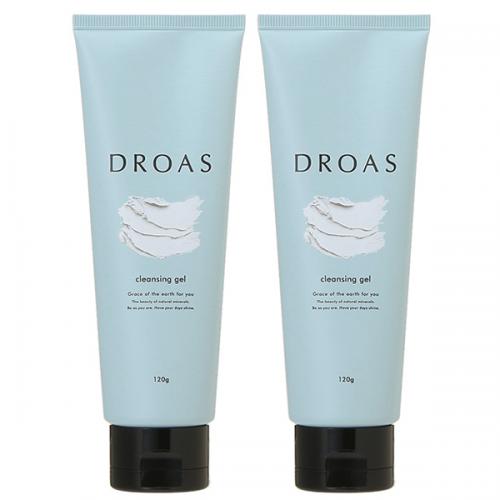 【セット】 ドロアス DROAS クレイクレンジングジェル 120g 2個セット ジェルリキッドクレンジング コスメランド オフィシャル店